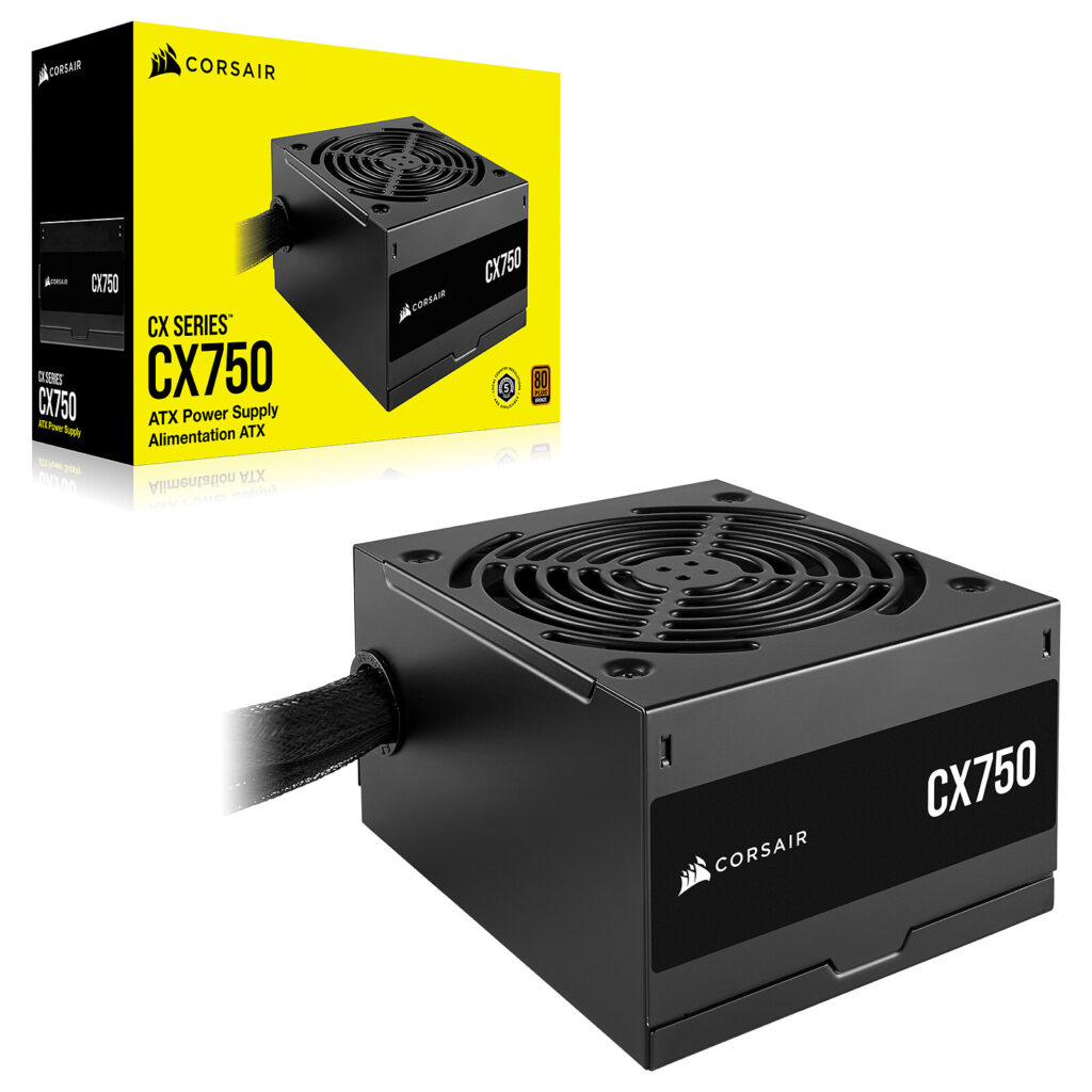 Corsair CX750 — 80 PLUS® Bronze Certified Power Supply (UK Plug) (CP-9020015-UK) - Pakistan