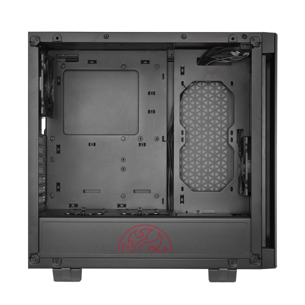 XPG Invader Mid-Tower Brushed Aluminum PC Case - Black Pakistan