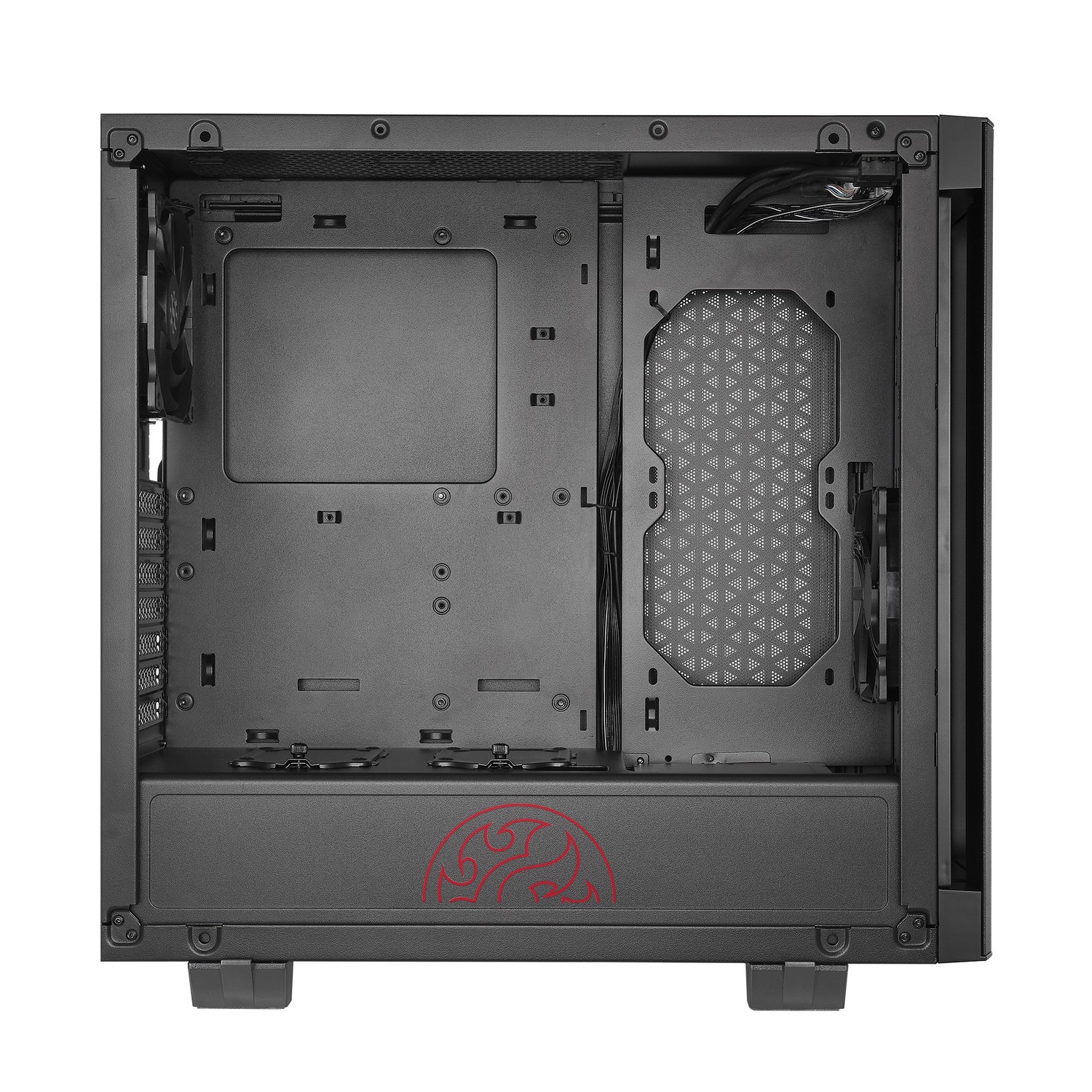 XPG Invader Mid-Tower Brushed Aluminum PC Case - Black Pakistan