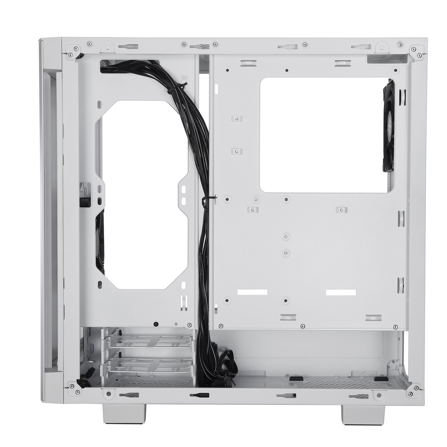 XPG Invader Mid-Tower Brushed Aluminum PC Case – White Pakistan