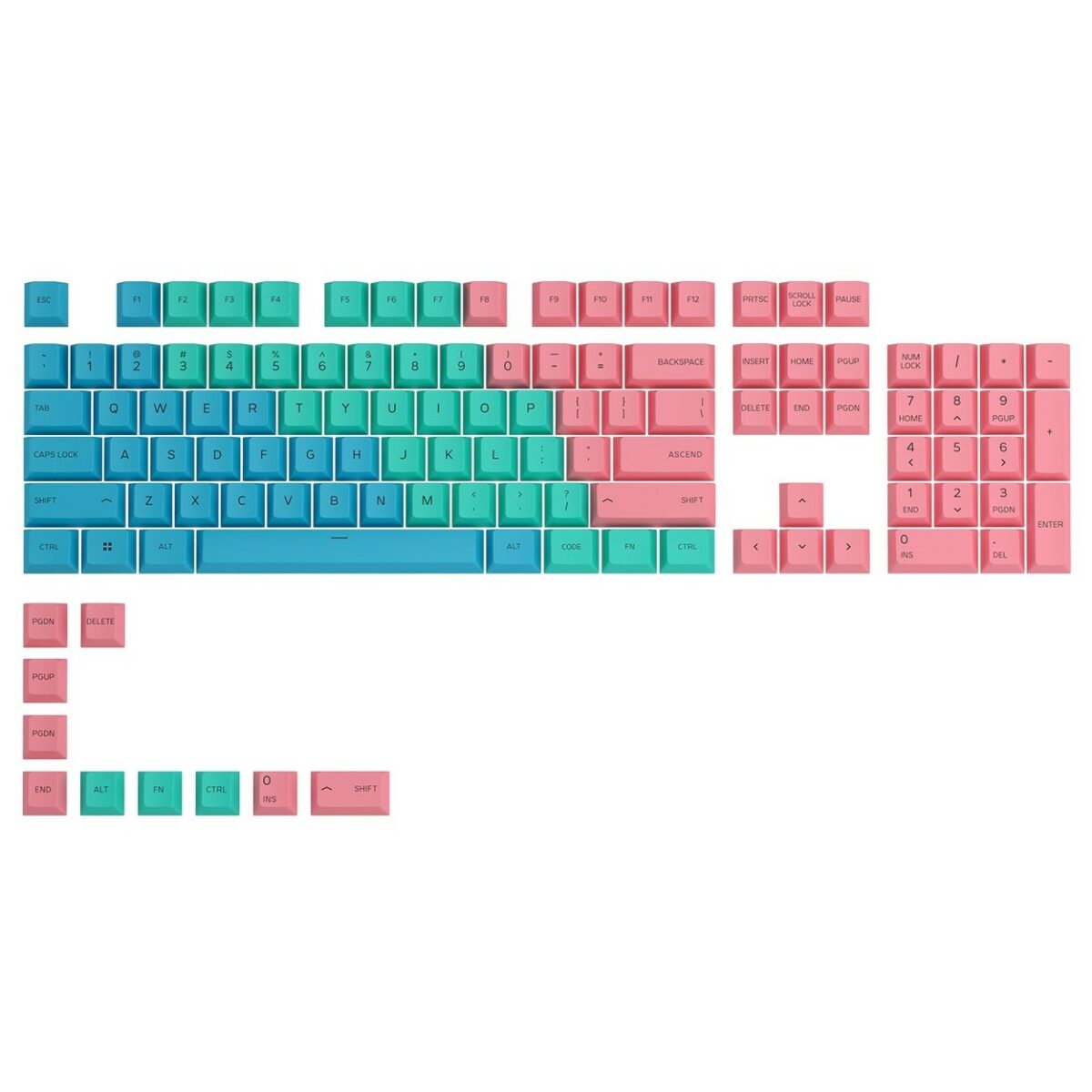 Glorious PBT Pastel Key Caps For Gaming Keyboard Pakistan
