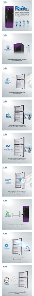Haier HRF-438 IFGA/IFRA/IFPA Inverter Refrigerator Price in Pakistan