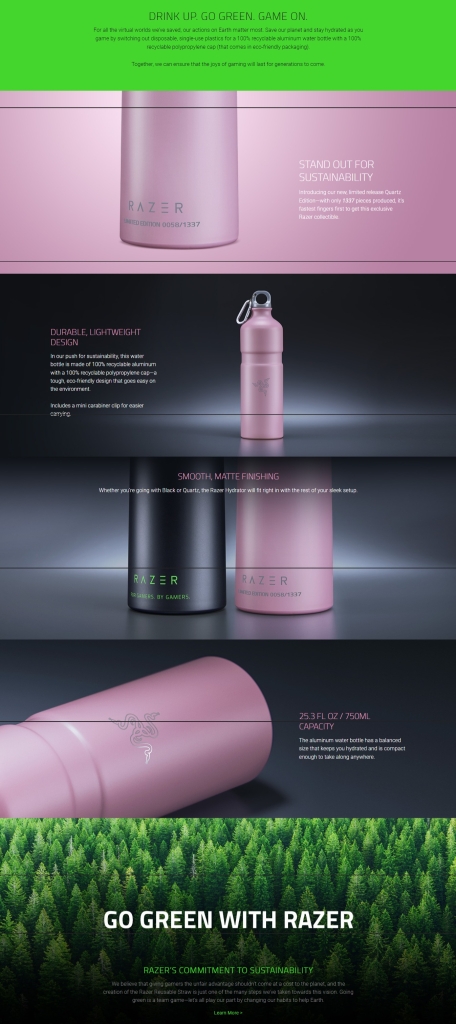 Razer Hydrator Aluminum Water Bottle Price in Pakistan