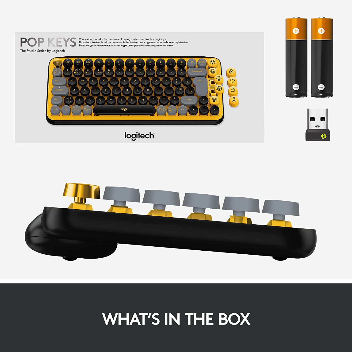 Logitech POP Keys Wireless Keyboard Lowest price in pakistan
