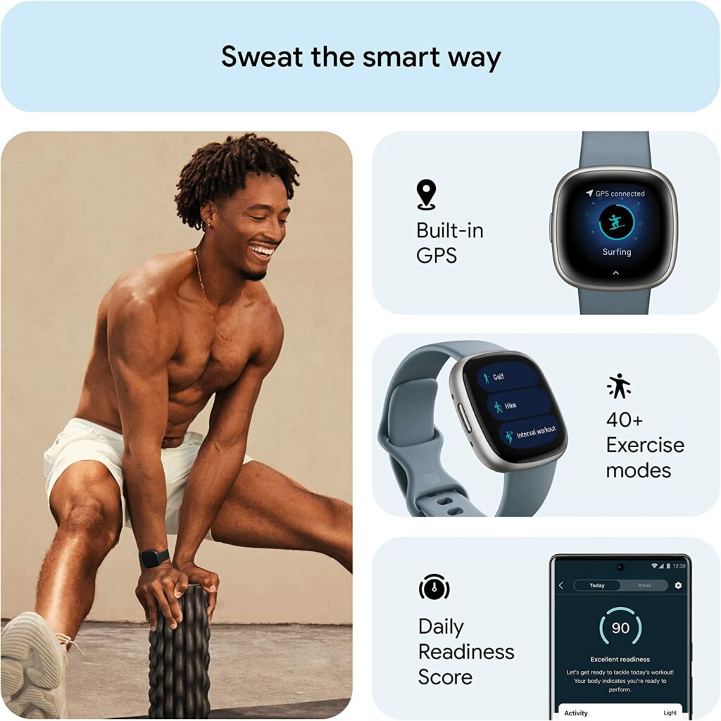 Fitbit Versa 4 Fitness Smartwatch - Pakistan