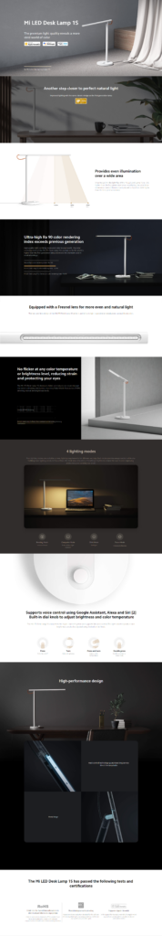 Buy Mi LED Desk Lamp 1S at Lowest price in Pakistan