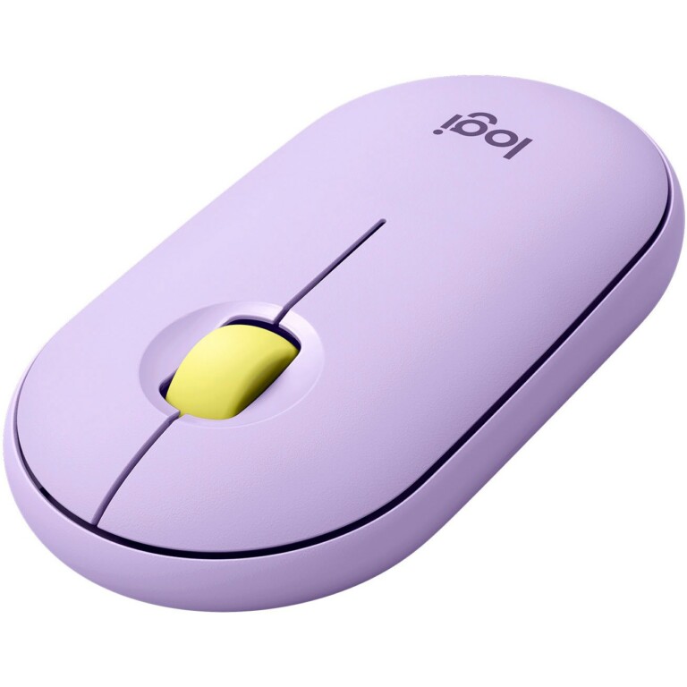 Logitech M350 Pebble Wireless Optical Mouse - Lavender Lemonade Pakistan