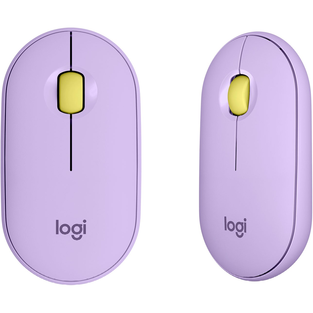 Logitech M350 Pebble Wireless Optical Mouse - Lavender Lemonade Pakistan