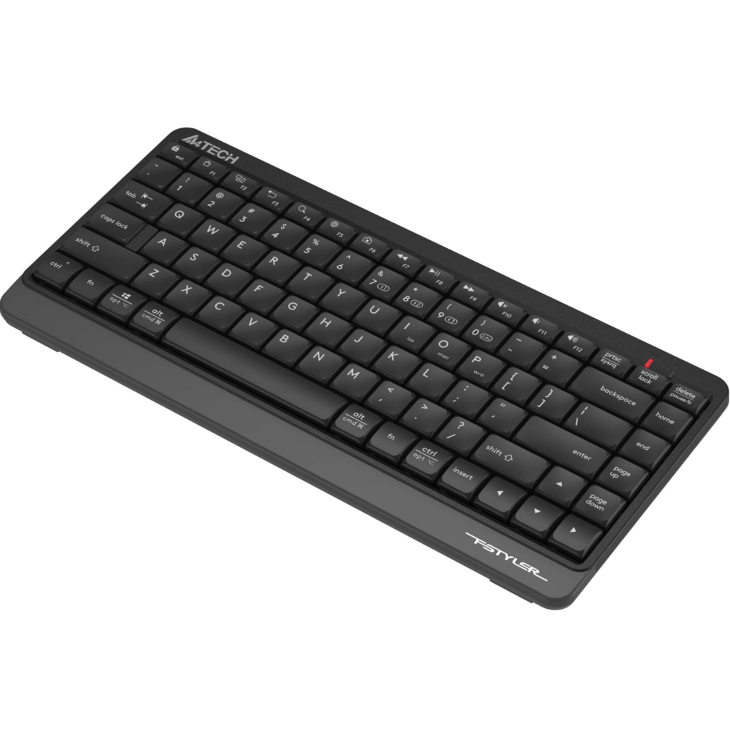 A4Tech FK11 Fstyler Sleek Multimedia Compact Keyboard Grey - Pakistan