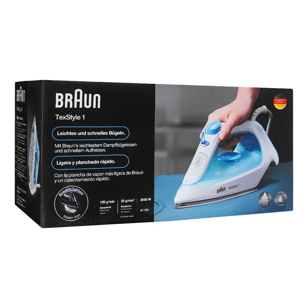 Braun SI 1050 TexStyle 1 Steam Iron Blue/white Pakistan