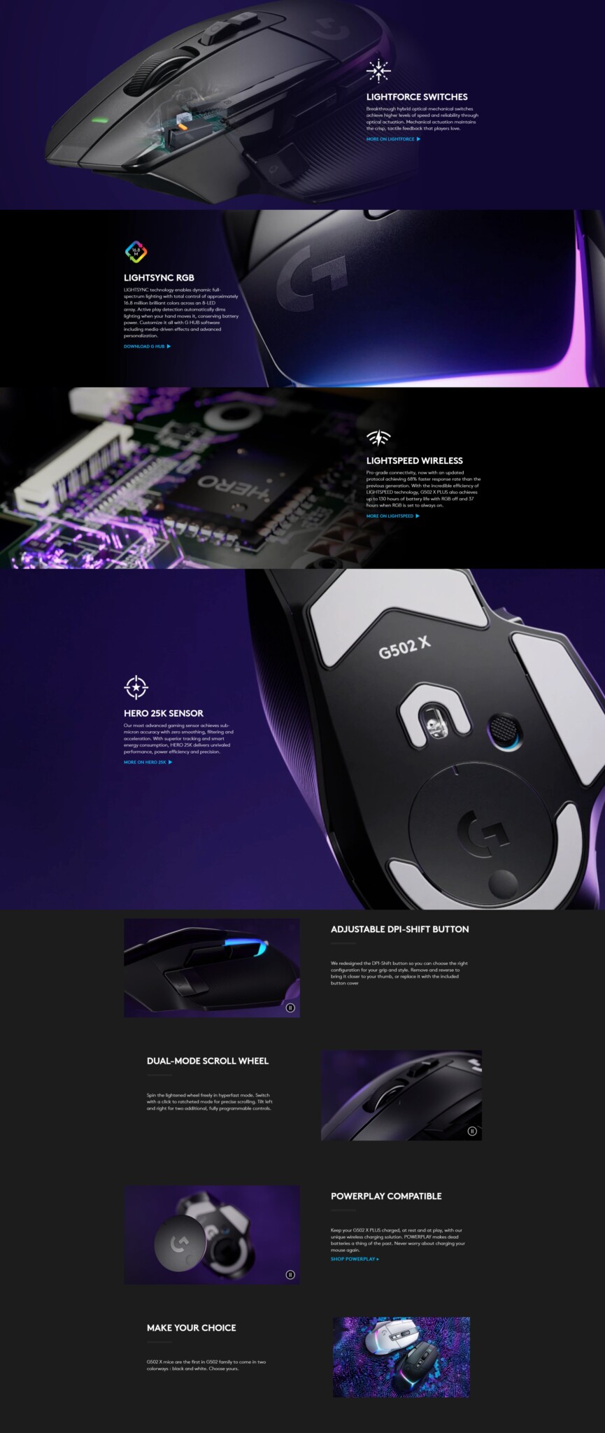 Logitech G502 X Plus Lightspeed Mouse Price in Pakistan | Xcessoreshub