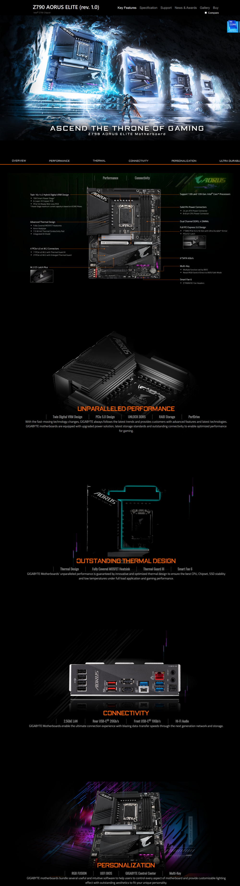 GIGABYTE Z790 AORUS ELITE AX LGA 1700 Intel DDR5 Motherboard Price in Pakistan