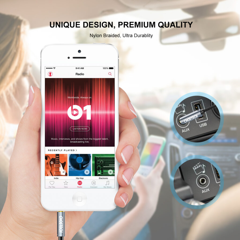 Choetech 3.5mm Male To Male Audio Gold Plated Aux Cable price in Pakistan