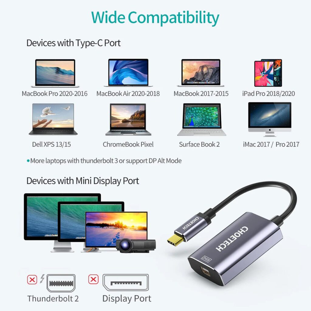 Choetech USB C To Mini DisplayPort Adapter price in Pakistan