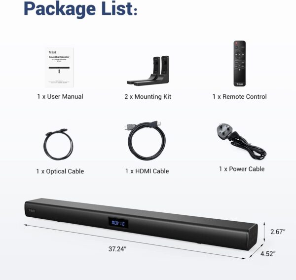 Tribit SoundBar 100W 6 Speakers at Lowest price in pakistan