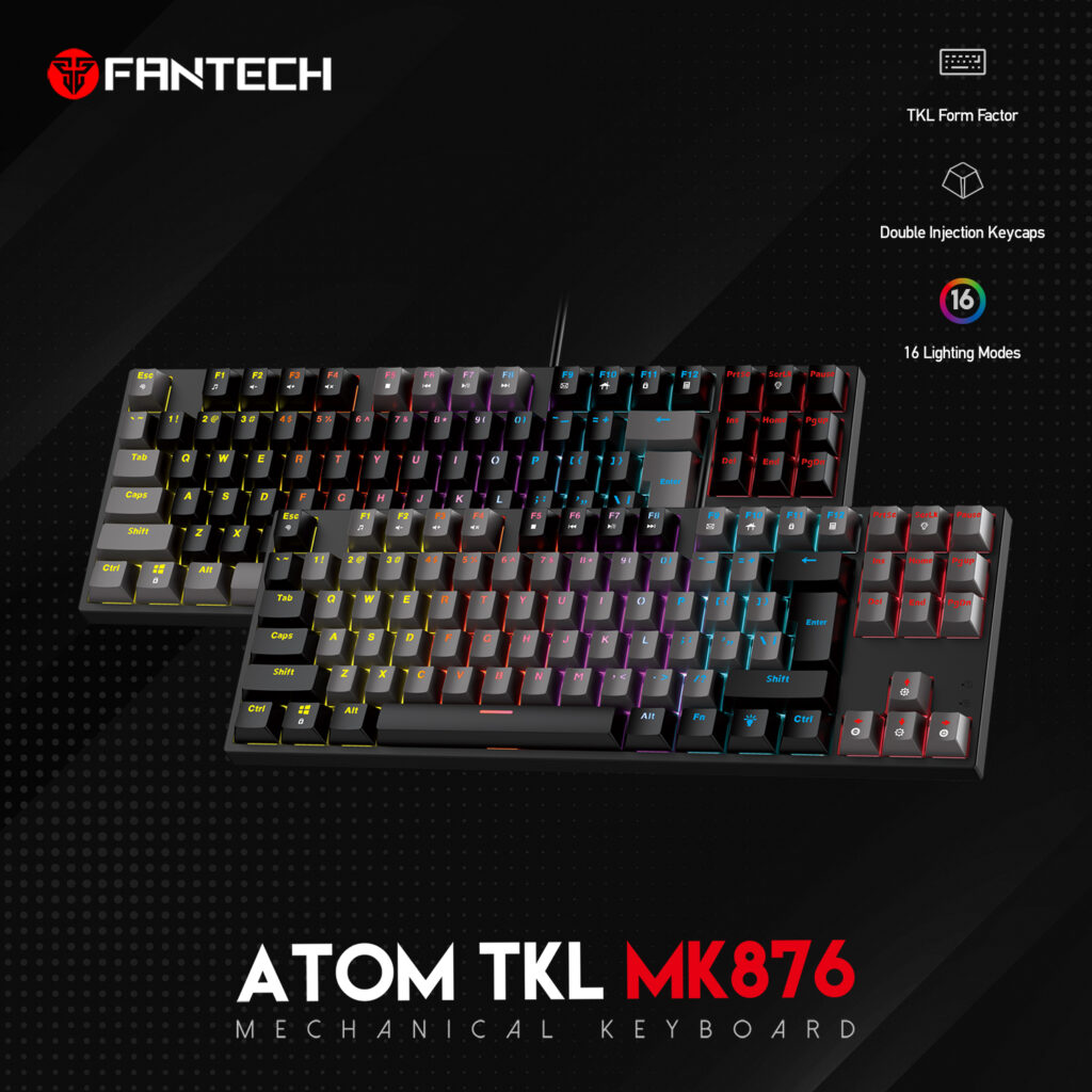 FANTECH ATOM TKL MK876 Mechanical Gaming Keyboard